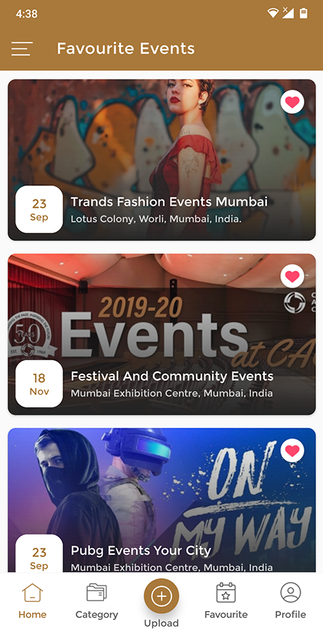 Android Event App Create Event Event Booking By Viaviwebtech Codecanyon